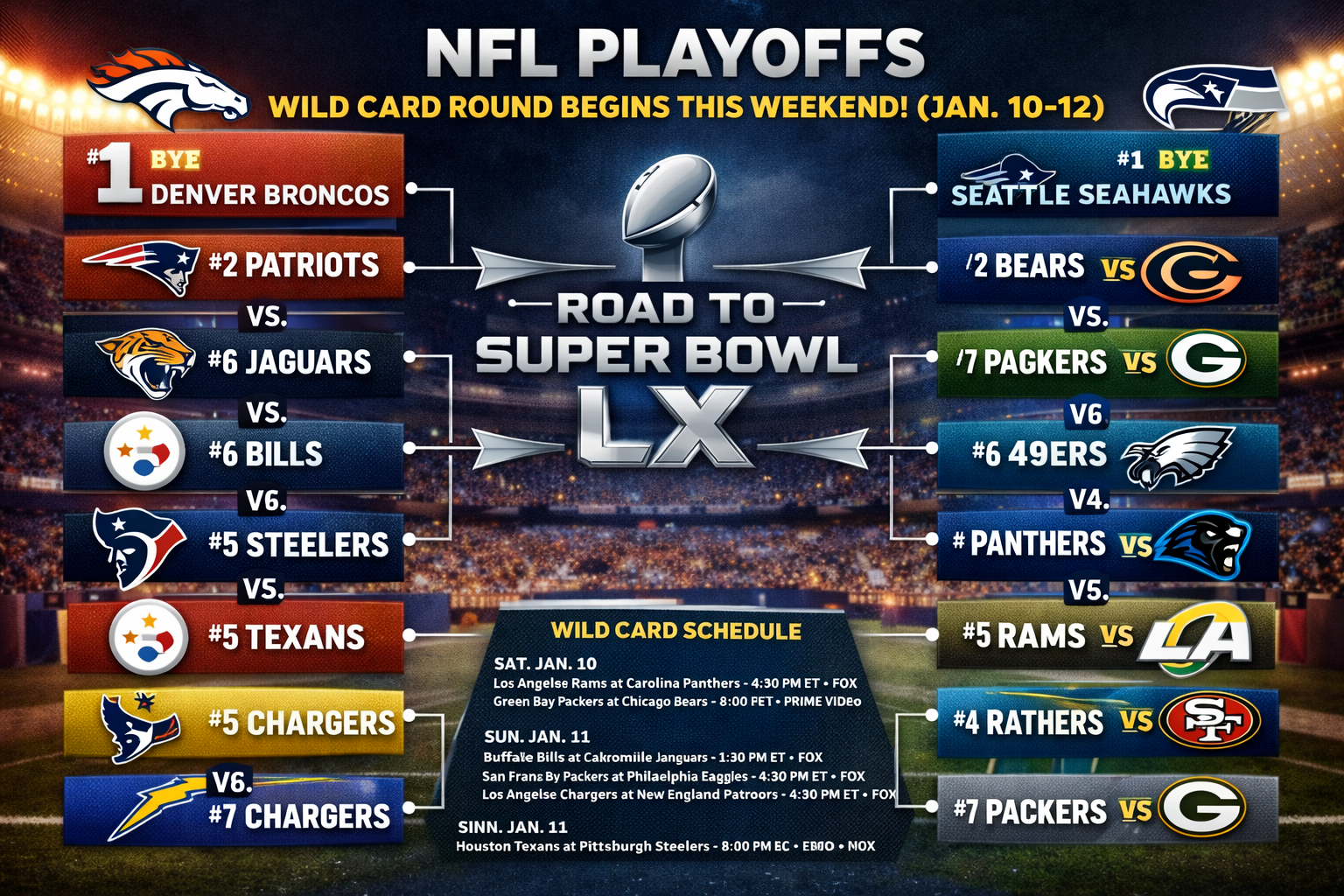 Análisis Playoffs NFL 2026: Tendencias y Candidatos | F1rstSports